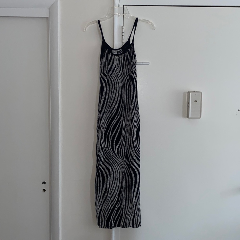 Melinda Daniels Black And White Summer Dress - Gem
